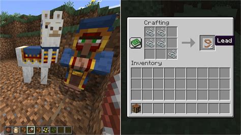 Minecraft Lead Crafting Recipe Lead Minecraft Guide Ign