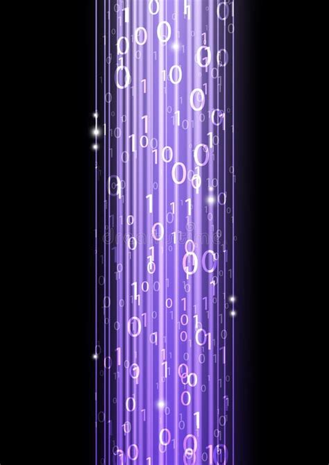 Purple Binary Code Background Information Concept Stock Illustrations 1 904 Purple Binary Code