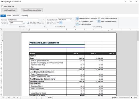 Loading And Processing Excel Xlsx Spreadsheet Tables Into Tx Text