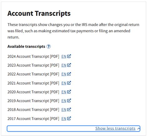 Preparing Taxes How To Download Your Irs Account Transcript To Look Up Your Estimated Tax Payments