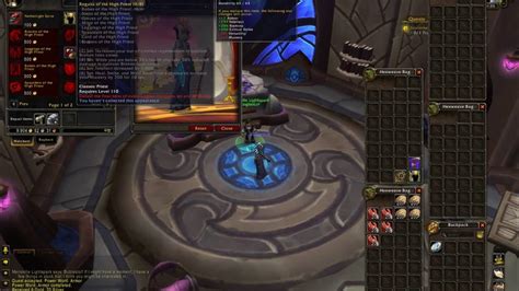 Legion Priest Regalia Of The High Priest Order Hall Class Set Youtube