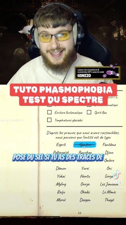 Test Du Spectre Phasmophobia Youtube