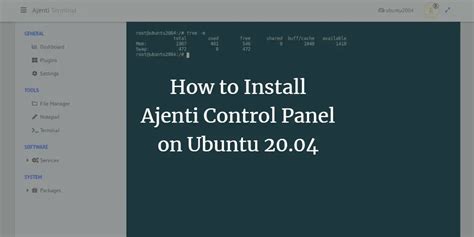 how to install ajenti control panel on ubuntu 20 04