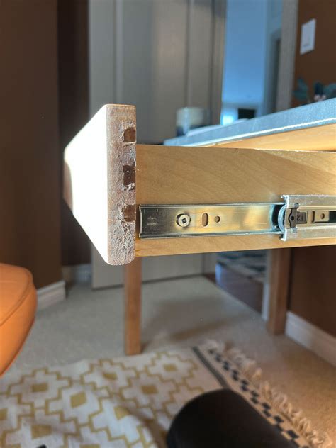 DIY Under Desk Keyboard Tray In A Drawer Erin Zubot Design
