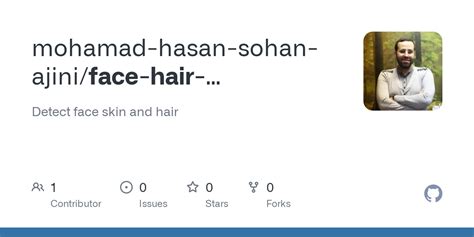 Github Mohamad Hasan Sohan Ajiniface Hair Segmentation Detect Face