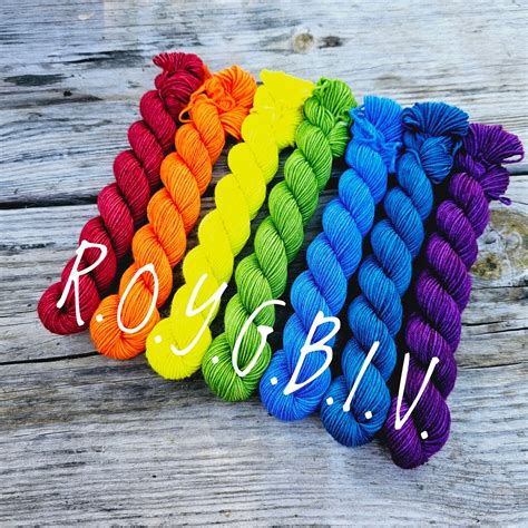 Roygbiv Mini Skein Set 4 Ply