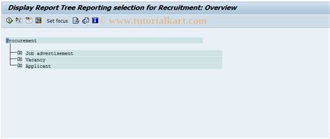 PBAJ SAP Tcode Recruitment Info System