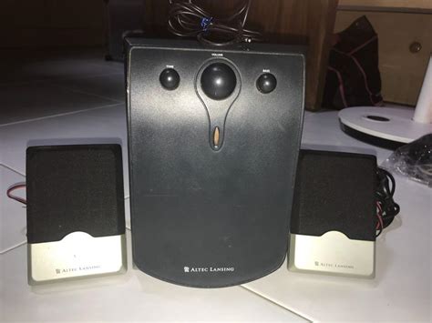 Altec Lansing 121i 2 1 Powered Speaker System For Computer Audio