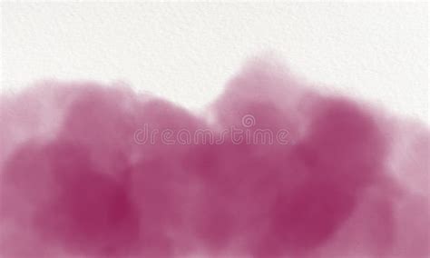 Ruby Watercolor Background On White Canvas Stock Image Image Of Passion Pink 225254045