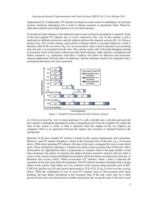 Integrating Fault Tolerant Scheme With Feedback Control Scheduling Algorithm At Software Level