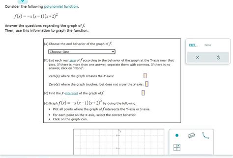 solved consider the following polynomial function