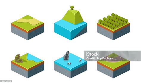 여름과 겨울 자연 경관 흰색 배경에 사용자 인터페이스 플랫폼 벡터 일러스트 레이 션 게임 0명에 대한 스톡 벡터 아트 및 기타 이미지 0명 개념 그래픽 사용자