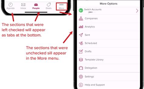 How Do I Customize What Sections Are Visible Or Hide Sections