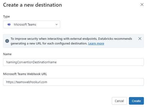 Databricks Notifications In Microsoft Teams