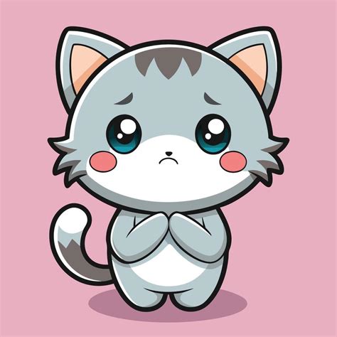 Chibi Sad Cat