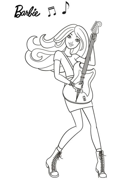 Barbie Kleurplaten Kinderen Kleurplaat