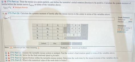 Solved 33 Problem 3 A Turntable Of Radius 25 Cm And