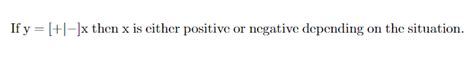 Situational Plus Minus [ ] Symbol In Latex Codespeedy