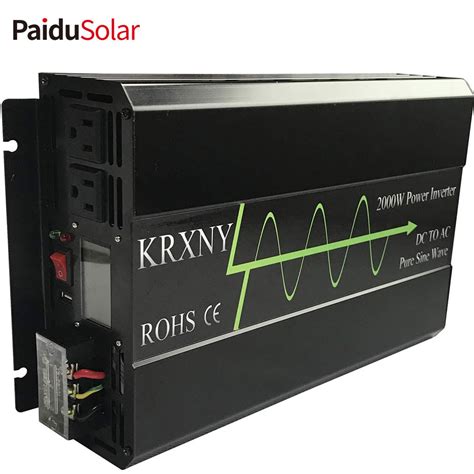 Best Paidusolar 2000w 24v Dc To 120v Ac 60hz Pure Sine Wave Off Grid