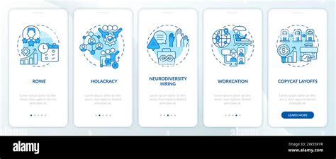 Walkthrough Cognitive Computing Advantages With Line Icons Stock Vector