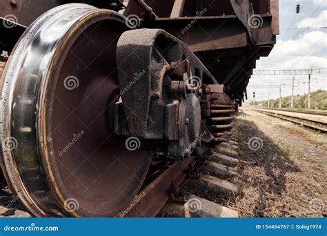 Chassis Wheels For Trailer And Truck Stock Image 202353433