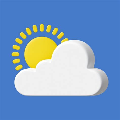 Premium Psd Cloud And Sun