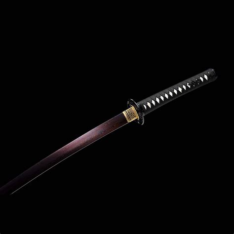 Handmade Japanese Samurai Katana Folded Steel Bluing Blade Coolkatana