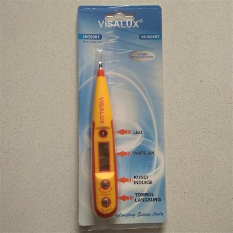 Jual Visalux Test Pen Digital Multi Volt Vs 9804mt Shopee Indonesia