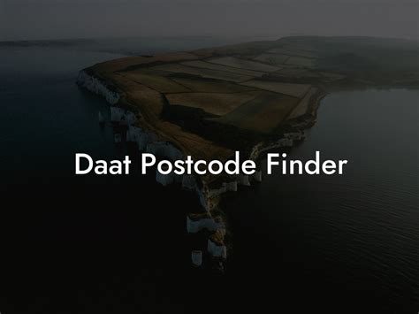 Daat Postcode Finder