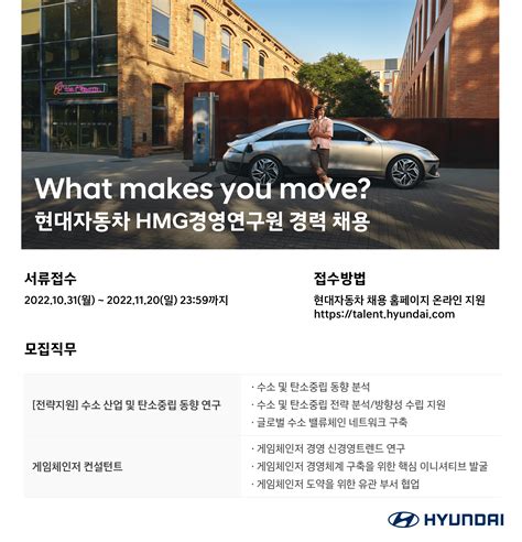 현대자동차 채용공고 Hmg경영연구원 경력 채용 2022년 채용