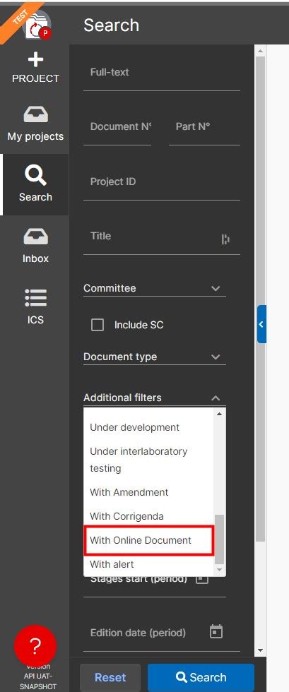 How To Search For Projects With Online Document Iso Helpdesk