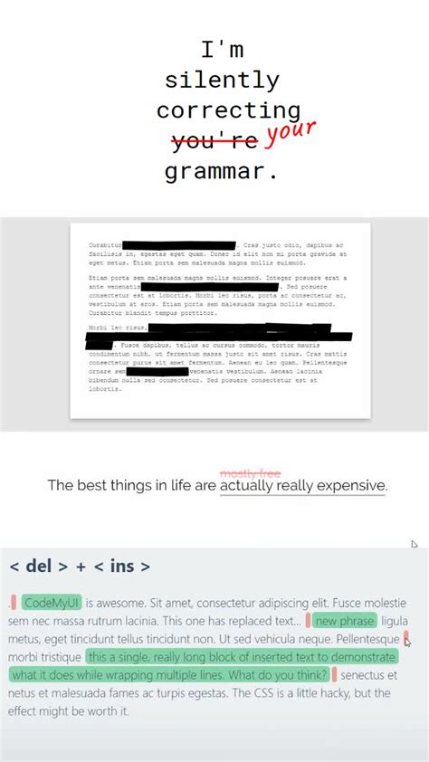 6 Html Del Ins Tag Styling Using Css Ξ ℂ𝕠𝕕𝕖𝕄𝕪𝕌𝕀