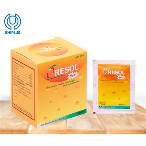 Bột Pha Oresol New Vị Cam Muối Uống Bù Nước Và Chất điện Giải