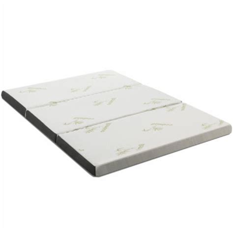 Hivvago Queen 3 Inch Tri Fold Memory Foam Floor Mattress Topper