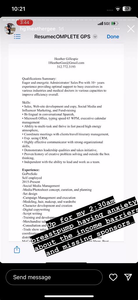 Script Writing This Resume Is Garish R Peoplebetrippin