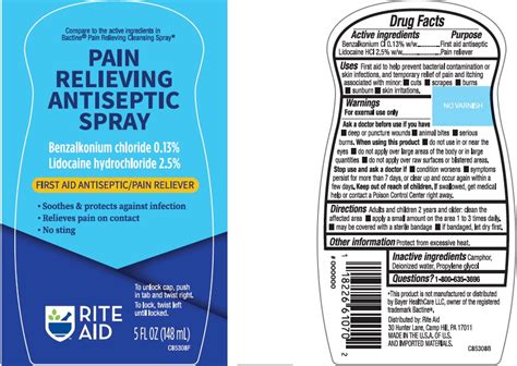 Benzalkonium Chloride And Lidocaine Hydrochloride Details From The Fda