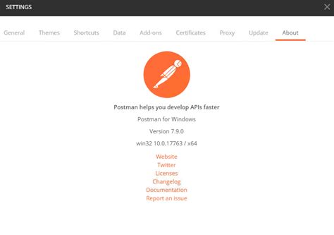 installed 10 15 0 57 but it says 7 9 0 · issue 56 · portapps postman