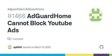 AdGuardHome Cannot Block Youtube Ads Issue AdguardTeam AdGuardHome GitHub