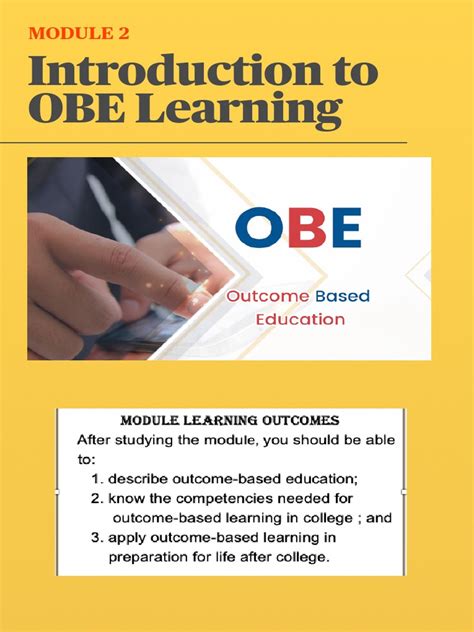 Module 2 Introduction To Obe Download Free Pdf Educational