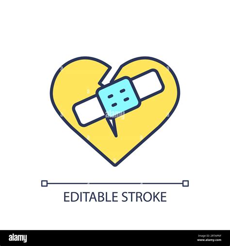 2d Editable Colorful Thin Line Adhd Icon Stock Vector Image And Art Alamy