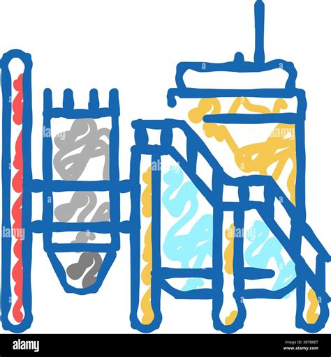 Mineral Processing Plant Icon Doodle Illustration Stock Vector Image And Art Alamy