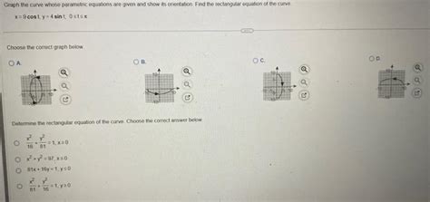 Solved Graph The Curve Whose Parametric Equations Are Given Chegg