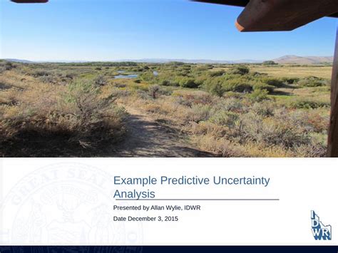 PDF Example Predictive Uncertainty Analysis DOKUMEN TIPS