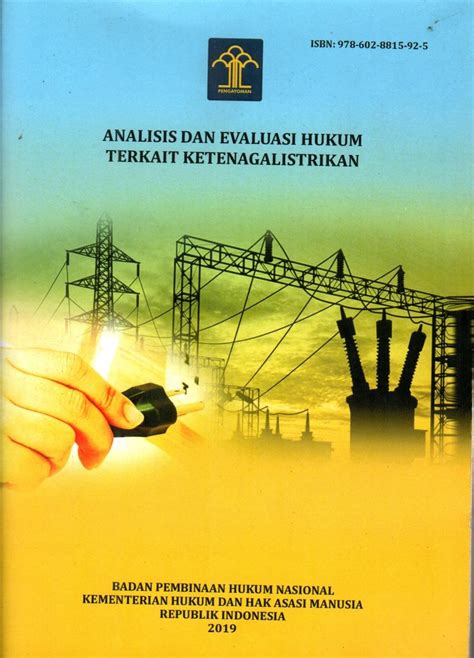 Analisis Dan Evaluasi Hukum Terkait Ketenagalistrikan JDIH Kota Semarang Jaringan