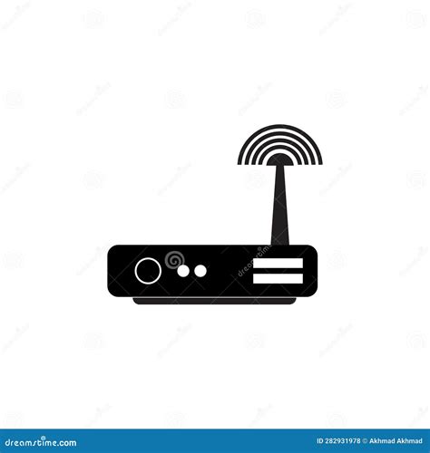 Wi Fi Router Icon Stock Vector Illustration Of Wave