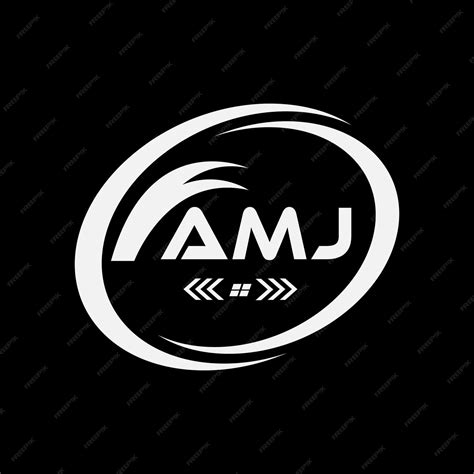 Premium Vector Amj Letter Logo Design Amj Simple And Modern Monogram Logo Abstract Alphabet