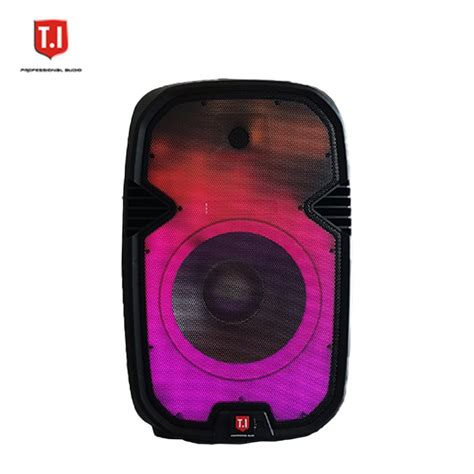 CE L Portable Sound Speaker Box Inch Bluetooth Battery Music Speakers With Full LED Light