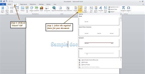 Insert File Location In Footer Word At Eleanor Noel Blog
