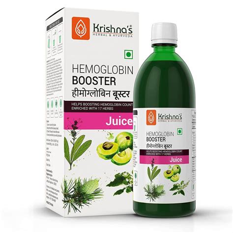 Hemoglobin Booster Syrup 500ml Krishna Ayurcentral Online