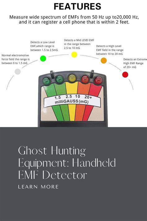 Ghost Hunting Equipment Kit Include 1 Pc Emf Meter And 4 Pcs Motion